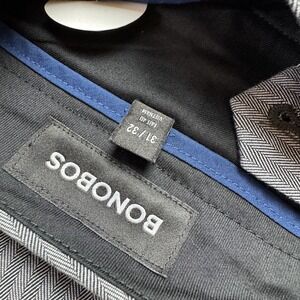 Bonobos | Pants | Bonobos Pants Mens 3x32 Gray Herringbone Stripe Slim ...
